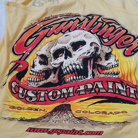 Shirts | Mens Gunslinger Custom Paint Tank Top Large | Poshmark